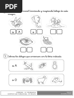 Actividades Letra M Primer Grado | PDF