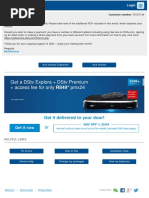 Change of Ownership Form - DSTV | PDF