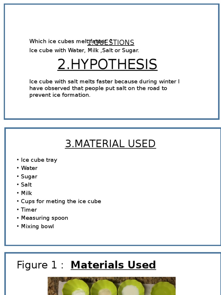 2.hypothesis: 1.questions | PDF | Cooking, Food & Wine