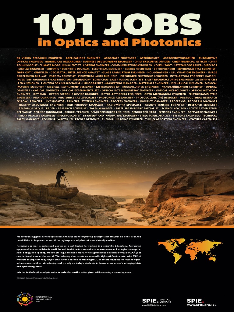 Careers in Optics and Photonics | PDF