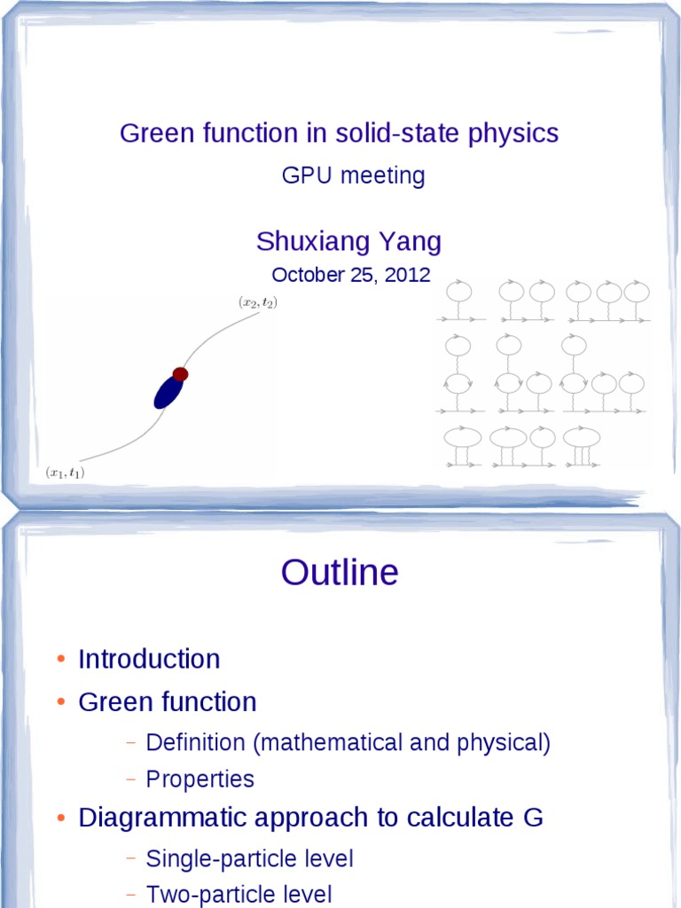 Green Function | PDF | Green's Function | Wave Function