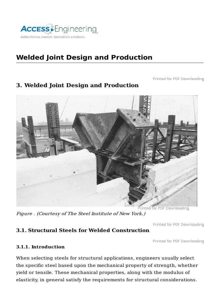 Welded Joint Design and Production | PDF
