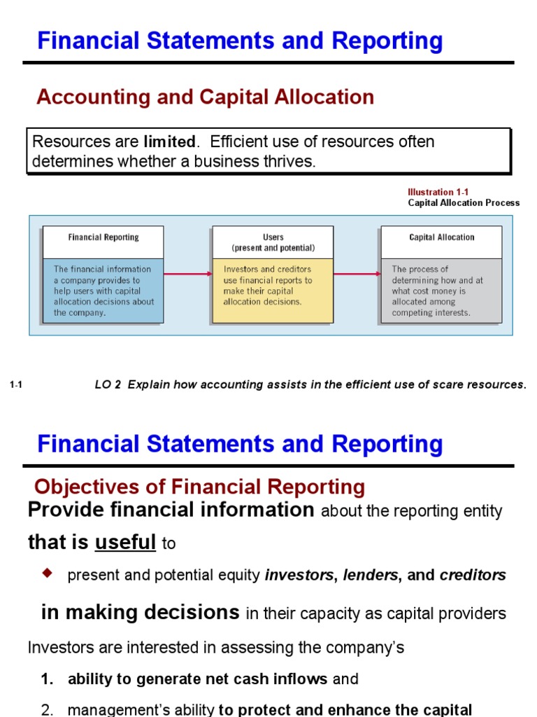 Financial Statements and Reporting: Accounting and Capital Allocation ...