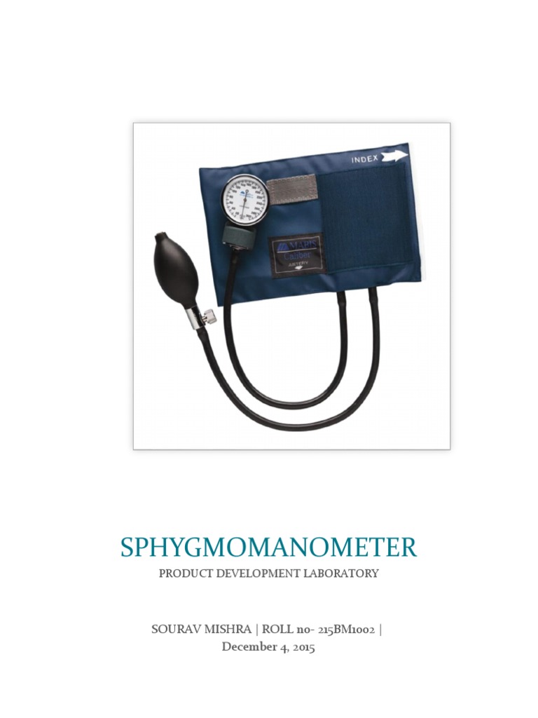 Sphygmomanometer | PDF | Blood Pressure | Cardiovascular System