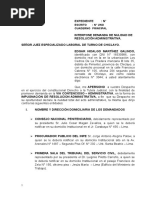 ¿CÓMO ELABORAR UNA DENUNCIA ADMINISTRATIVA? - MODELO DE DENUNCIA ADMINISTRATIVA CONTRA SERVIDOR ...