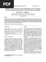 Springer LNCS Word Template | PDF | Te X | Typefaces