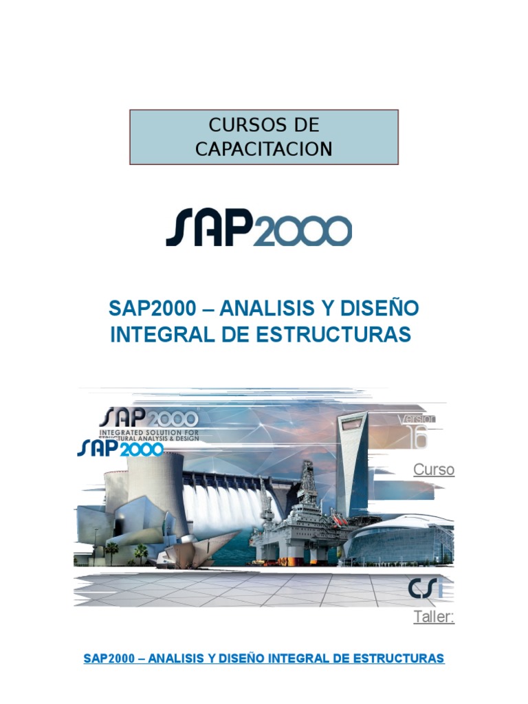 Curso de SAP2000: Análisis y Diseño | PDF | Diseño | Integral