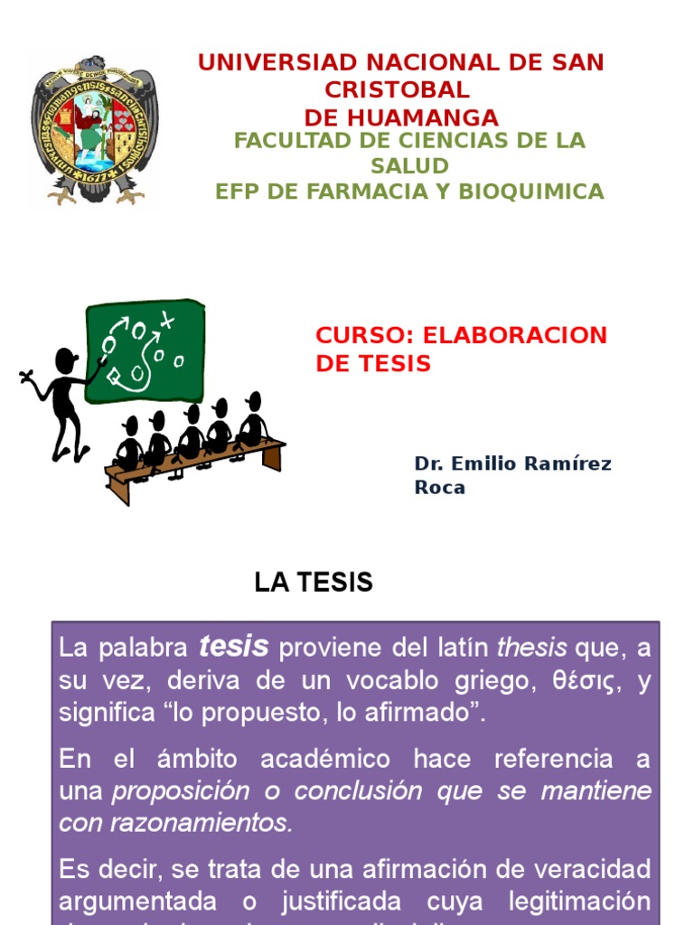 Clase 1. La Tesis | Descargar gratis PDF | Proposición | Teoría