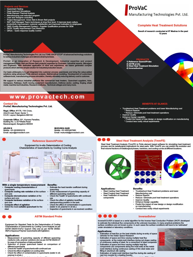 Complete Heat Treatment Solutions: Projects and Services | PDF | Heat ...