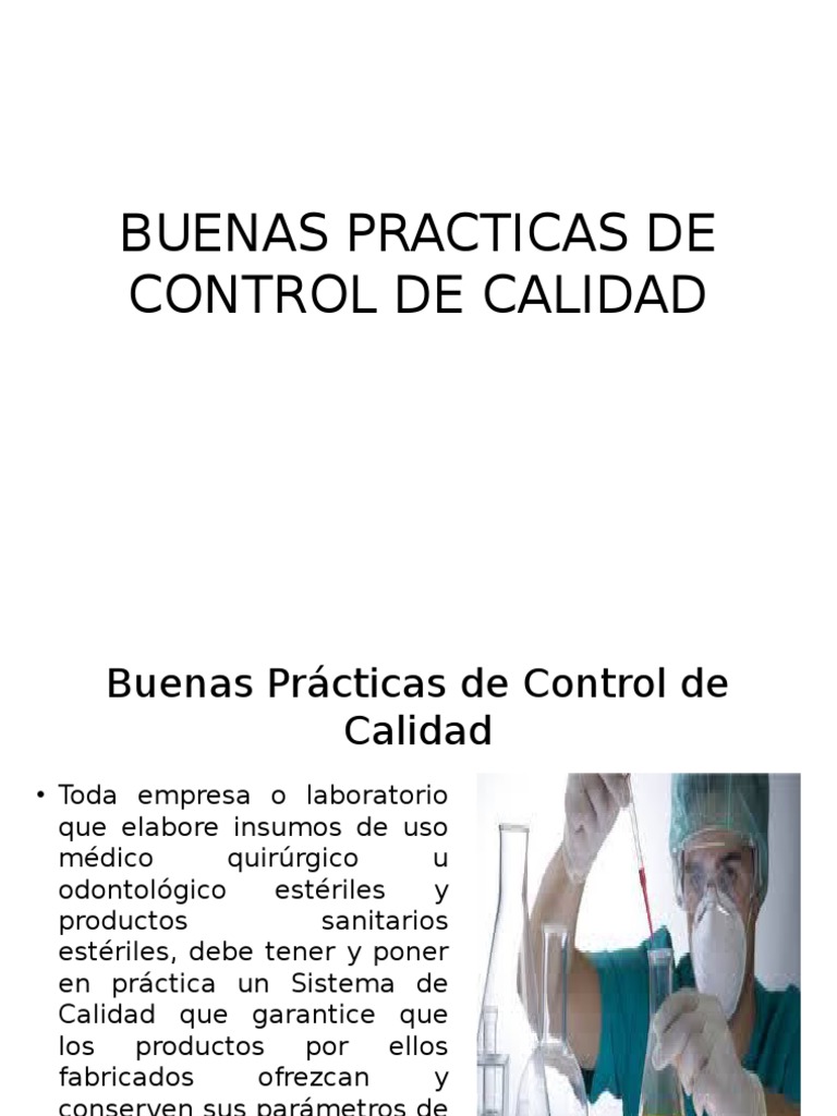 Buenas Practicas de Control de Calidad | Muestreo (Estadísticas ...