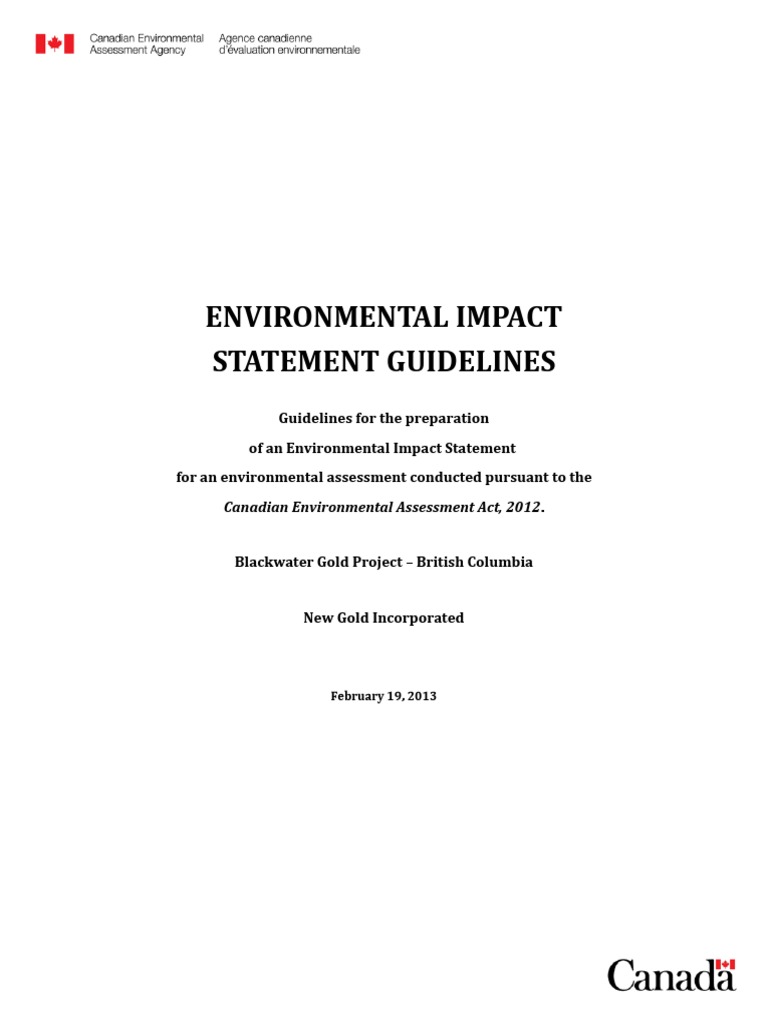 2B) Guide Lines | PDF | Environmental Impact Assessment | Mining