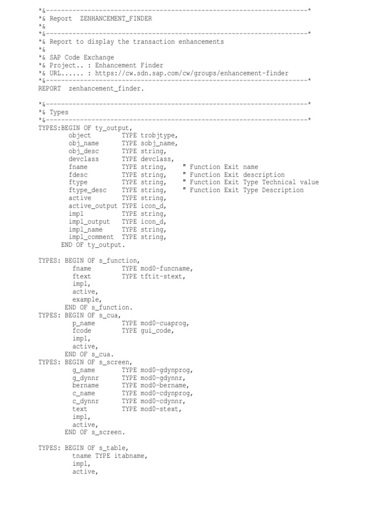 Zenhancement Finder | PDF | Parameter (Computer Programming) | Subroutine