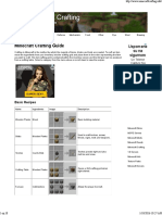 Minecraft Crafting Complete Recipe List | PDF | Armour | Building Materials
