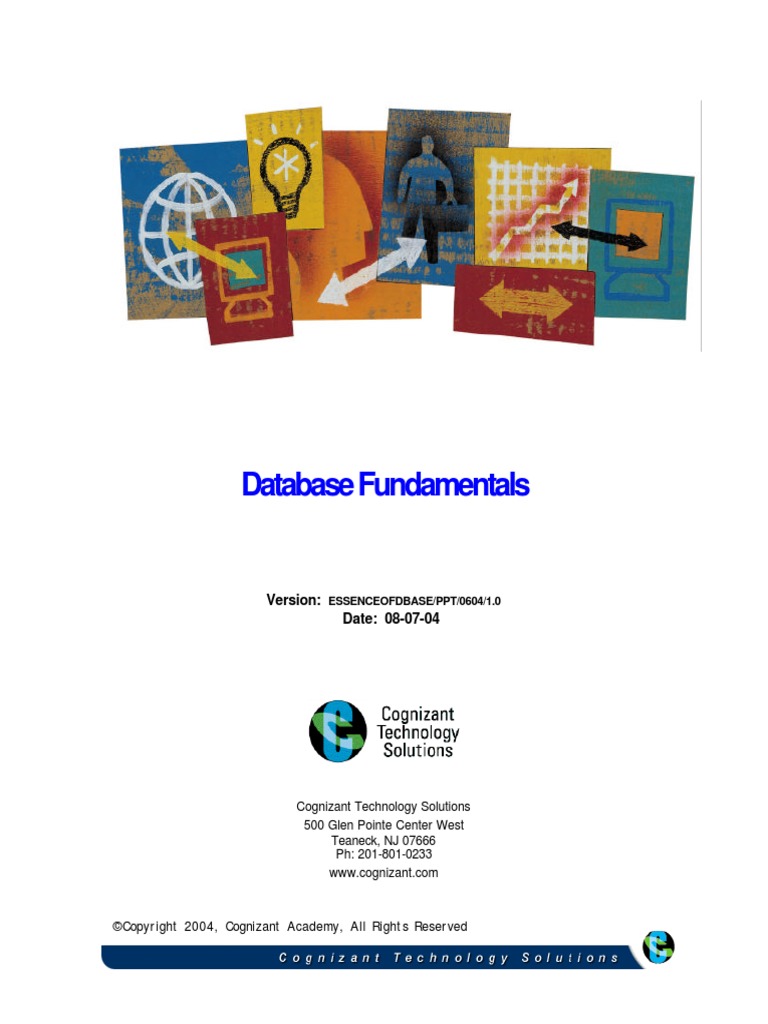 Database Fundamentals Handout Pdf Conceptual Model Relational Model