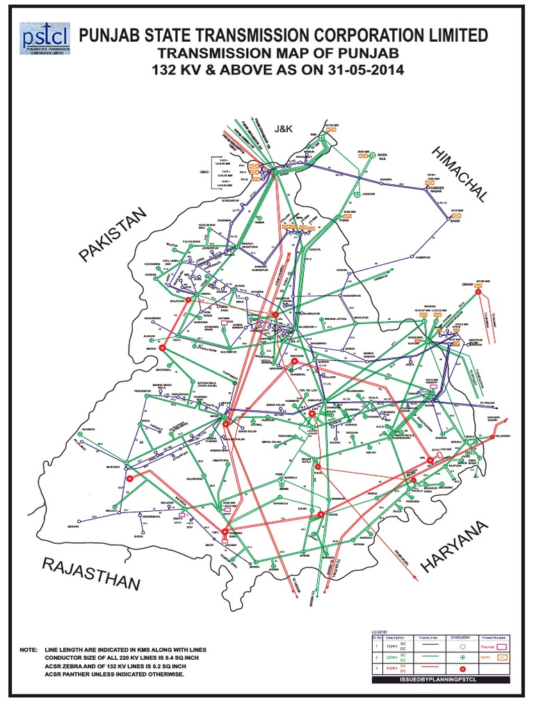 PSTCL Map | PDF