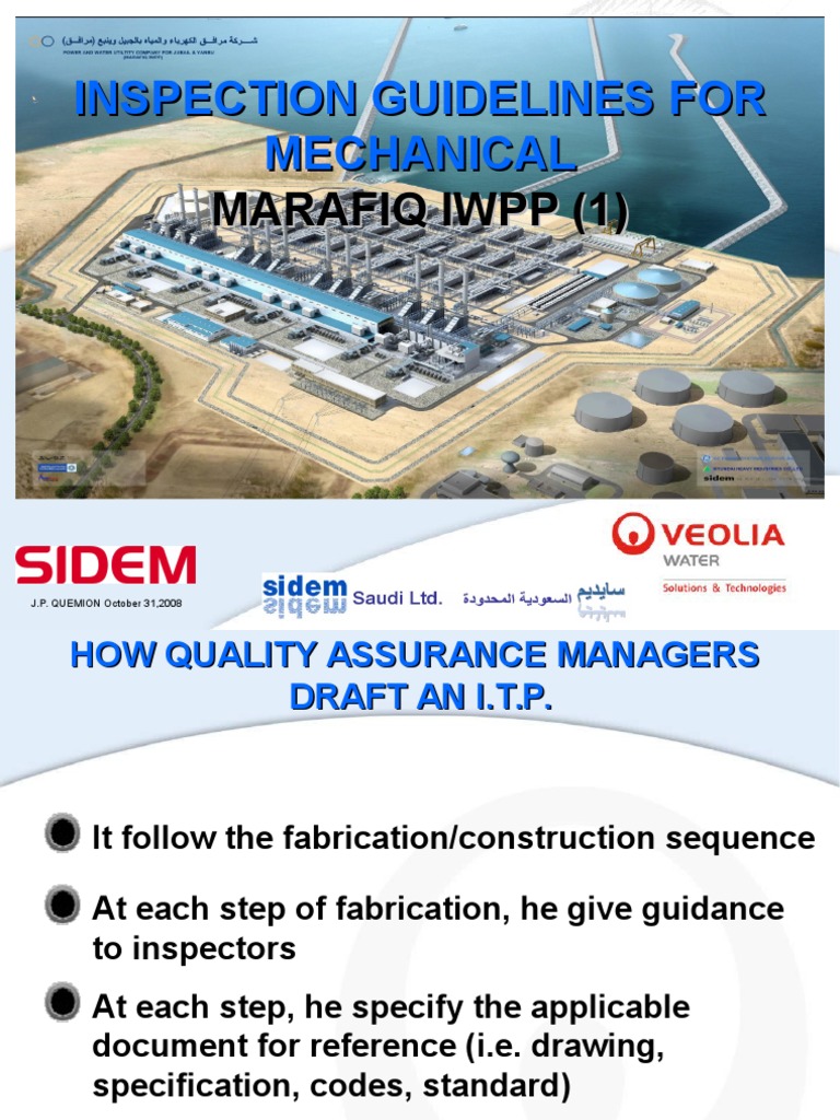 Inspection Guidelines | Download Free PDF | Pipe (Fluid Conveyance ...