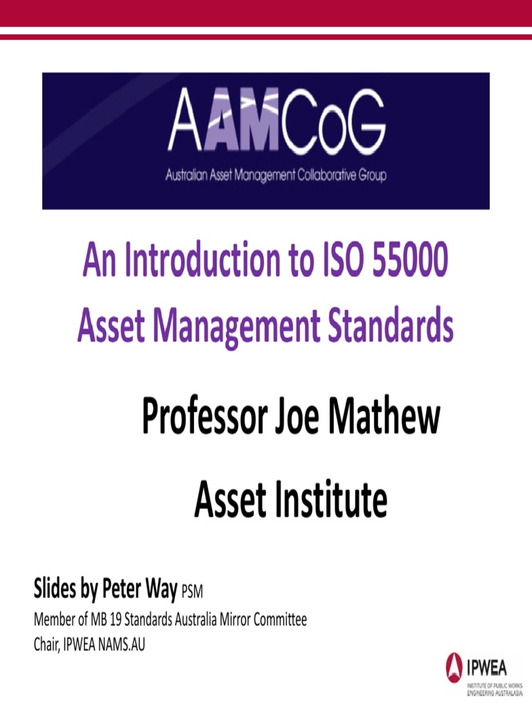ISO 55000 Intro Present. | PDF | Risk Management | Audit