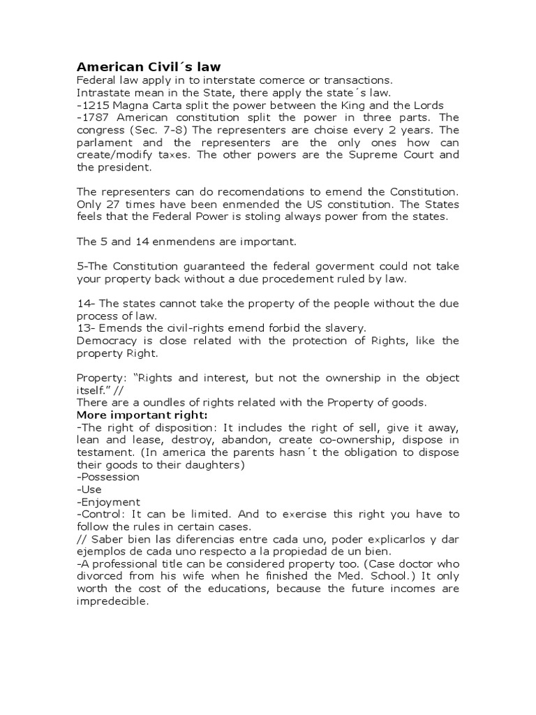 American Civil S Law: More Important Right: - The Right of Disposition ...
