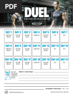 Bill Phillips Back To Fit Calendar | PDF | Weight Training | Body Shape