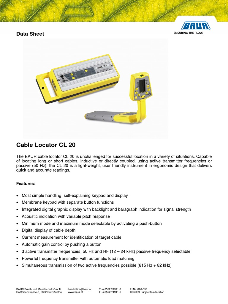 CL 20 PDF | PDF | Battery (Electricity) | Cable