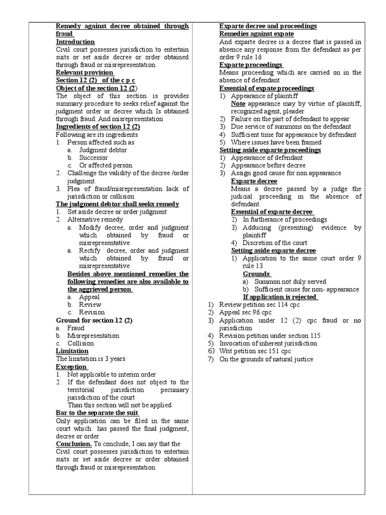 CPC | PDF | Res Judicata | Lawsuit