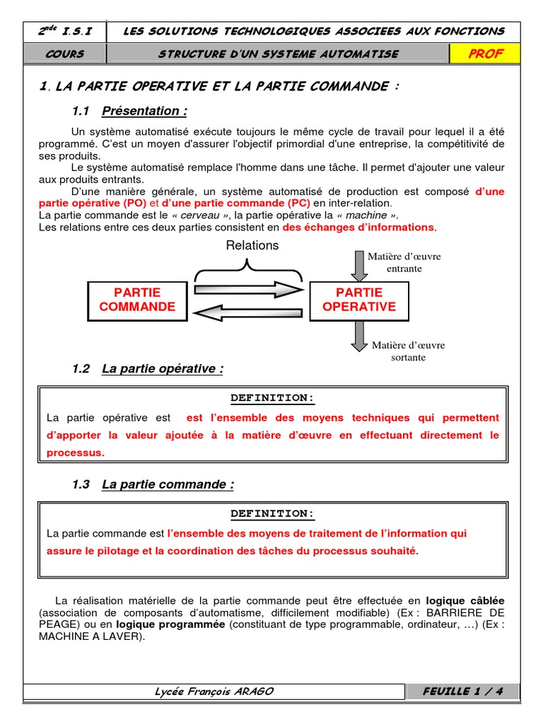 Structure d'Un Système Automatisé_cours_prof