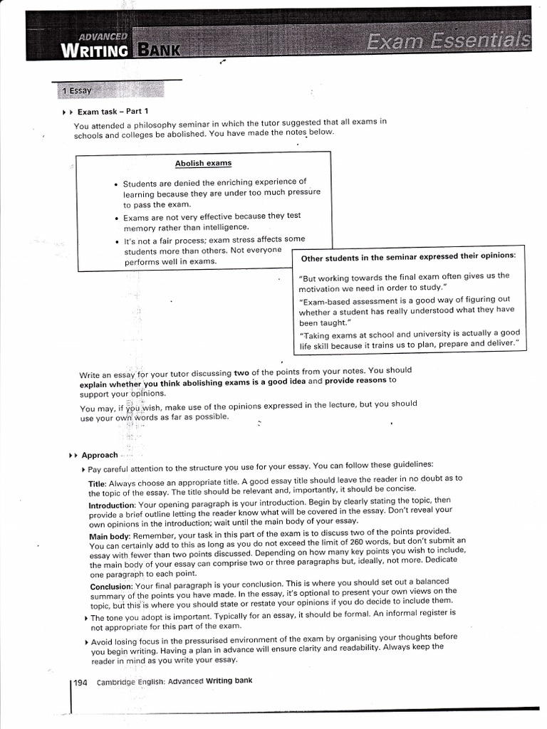 Writing Tips For CAE | PDF | Test (Assessment) | Essays