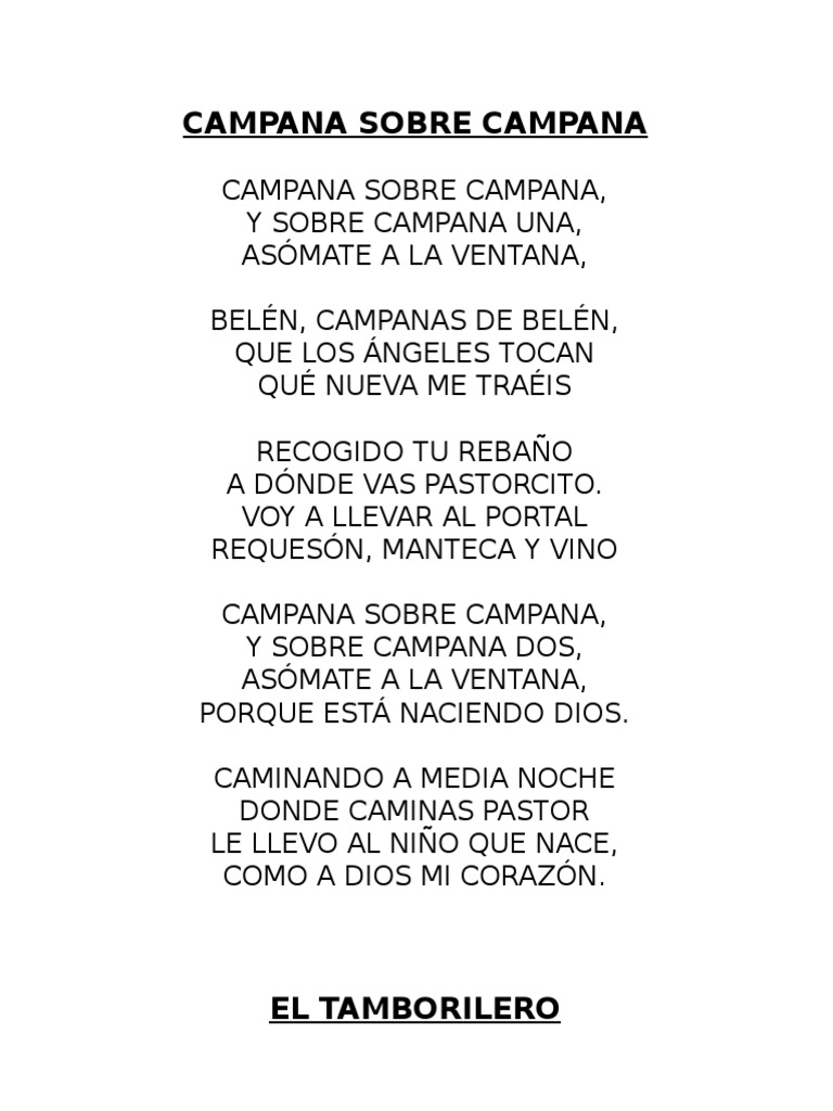 Campana Sobre Campana | PDF | María, madre de Jesús | Amor