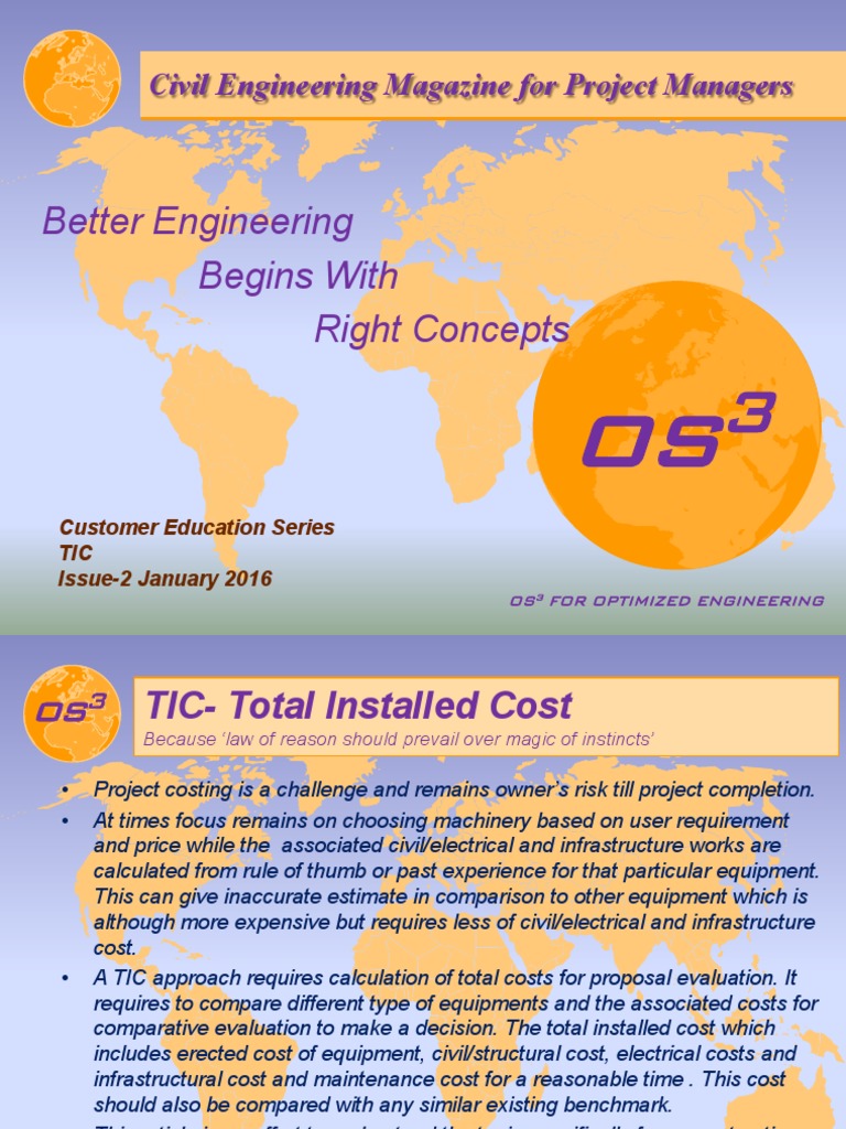 Understanding Total Installed Cost (TIC) | PDF | Infrastructure ...