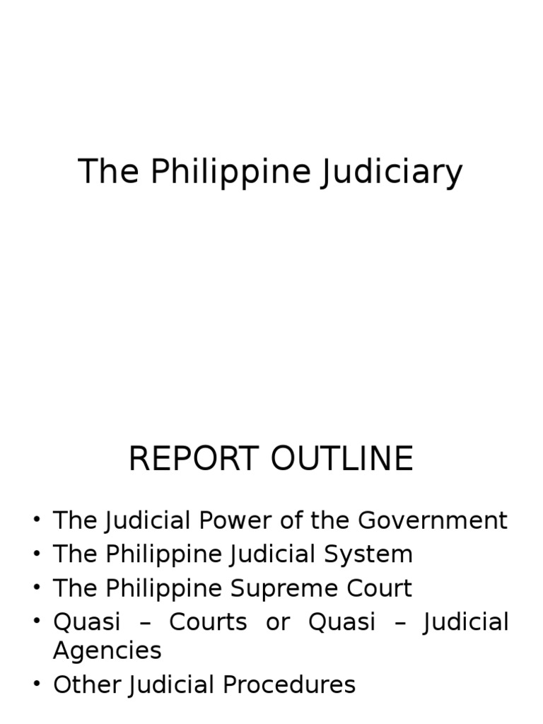 Philippine Judicial System Guide | PDF | Judiciaries | Supreme Courts