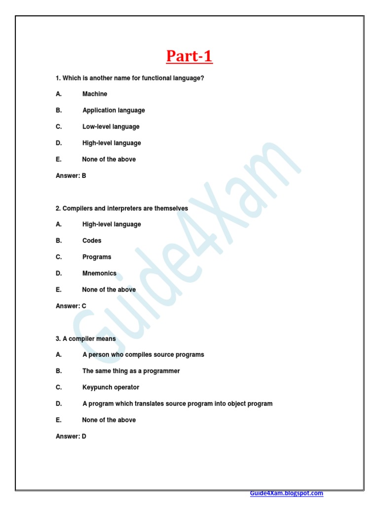 Computer Fundamentals MCQs PDF | PDF | Random Access Memory | Bit