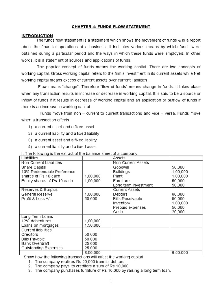 Fund Flow Statement | PDF | Dividend | Expense