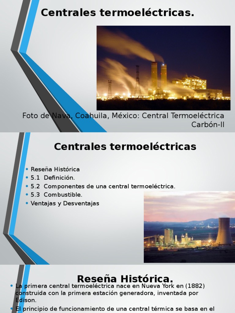Centrales Termoeléctricas: Definición y Tipos | PDF | Generación ...
