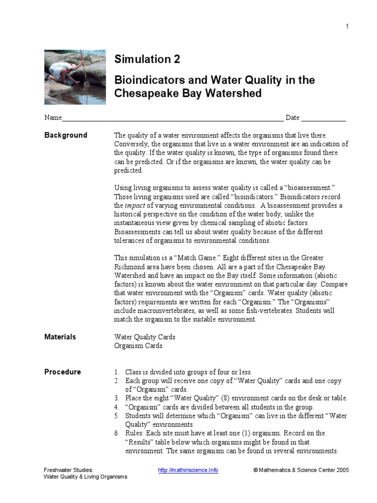 Water Quality Simulation | PDF | Water Quality | Environmental Science