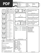 Character Sheet DND - Dragonborn | Role Playing Games