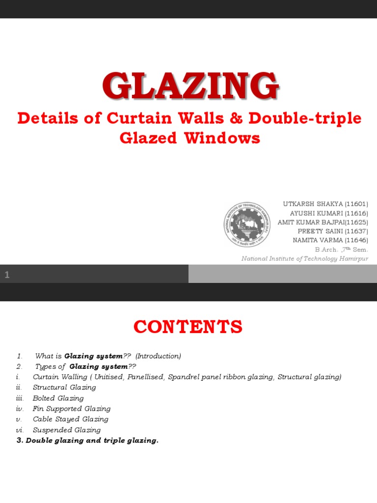 Analysis of Glazing Systems Used in Building Envelopes: A Focus on ...
