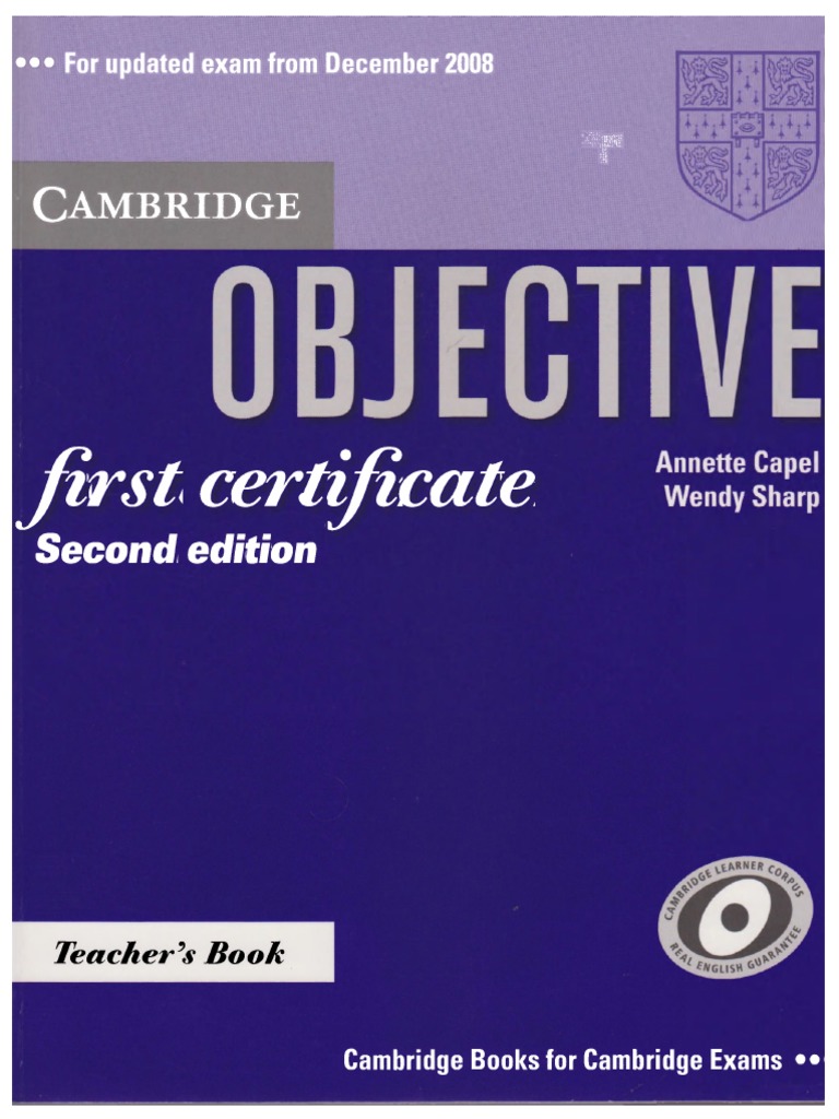 Objective FCE - Teacher 39 S Book | PDF
