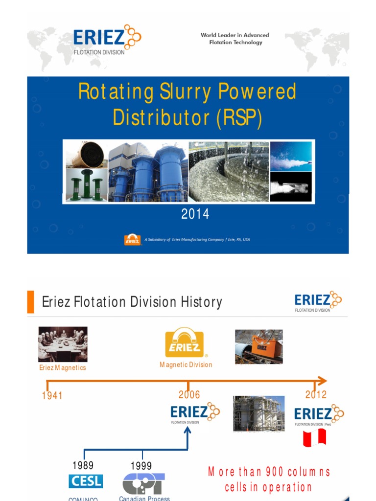Rotating Slurry Distributor Overview | PDF | Flow Measurement ...