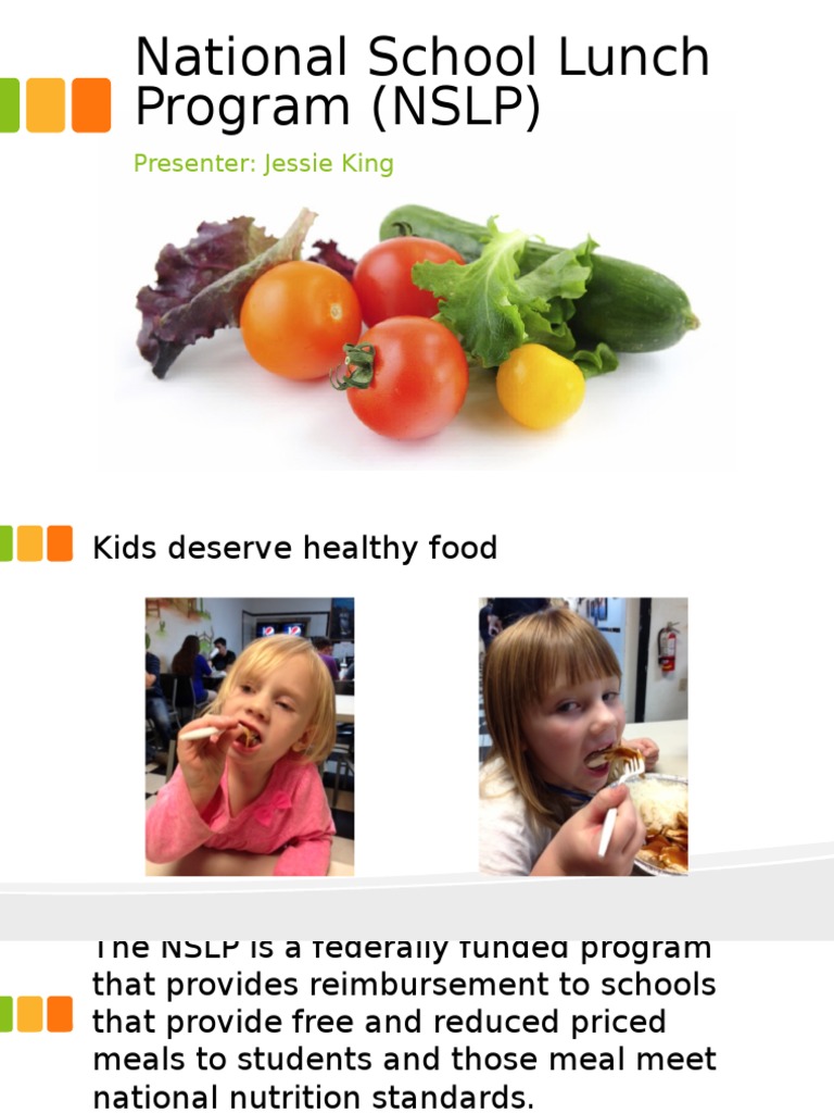 National School Lunch Program NSLP | PDF | School Meal | Salad