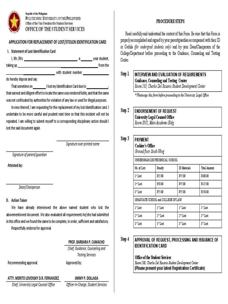 Pup Replacement Id | Identity Document | Politics