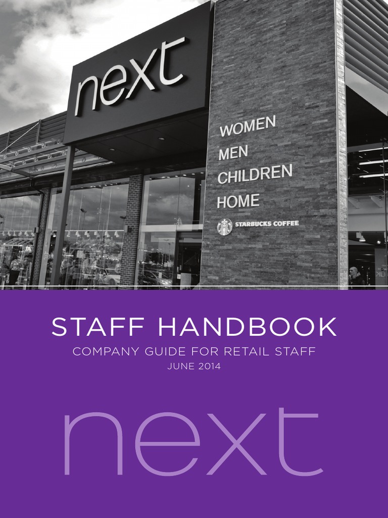 NEXT Retail Staff Handbook 2014 | PDF | Payroll | Employment