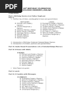 75TH Birthday Script | PDF