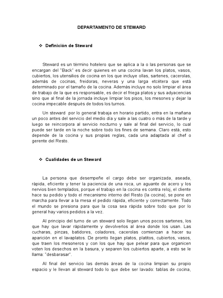 Guia de Steward | PDF