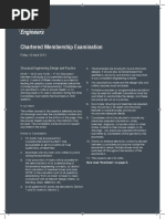 IStructE Chartered Exam Guidelines | PDF | Technology & Engineering