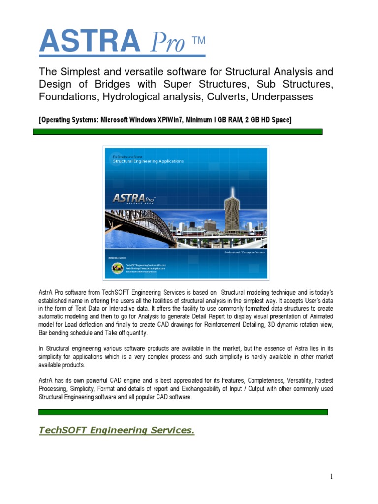 ASTRA Pro: Structural Analysis Software | PDF | Truss | Structural Analysis