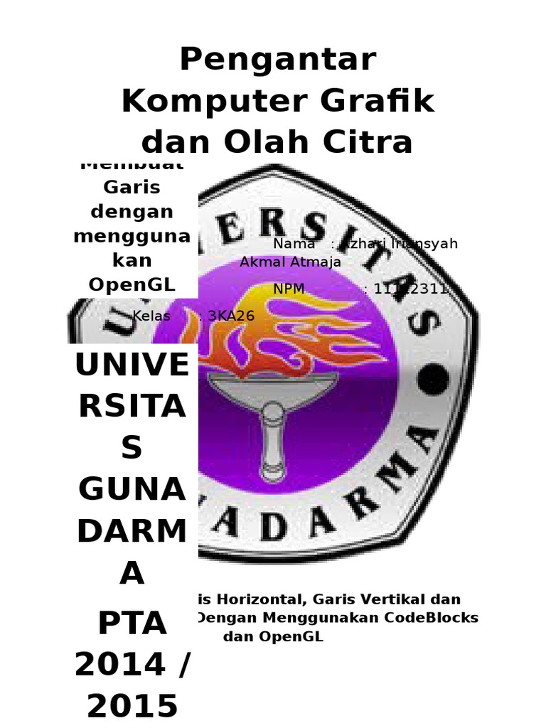 Membuat Garis Dengan Code Blocks Dan OpenGL by Azhari Iriansyah | PDF
