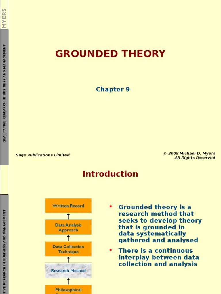 Chapter 9 - Grounded Theory | PDF | Qualitative Research | Justification