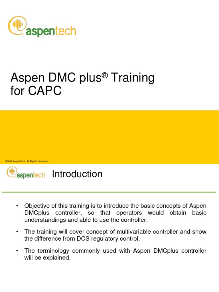 Aspen DMCplus Training-CAPC PDF | PDF | Variable (Mathematics) | Mathematical Optimization