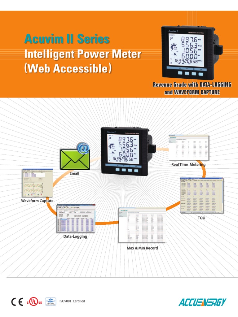 Acuvim II Series Brochure V2.01 | PDF | Ac Power | Power Supply