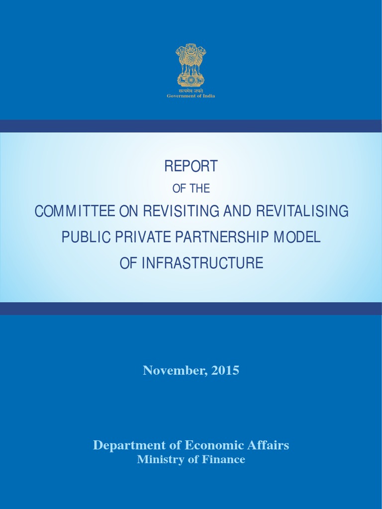 Report Revisiting Revitalising PPP Model | PDF | Public–Private Partnership | Infrastructure